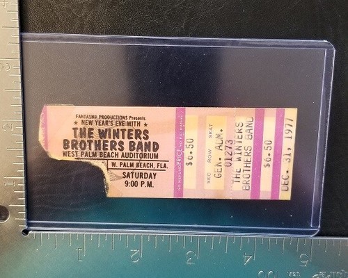 THE WINTERS BROTHERS - VINTAGE DEC. 31, 1977 WPB, FLORIDA CONCERT ...