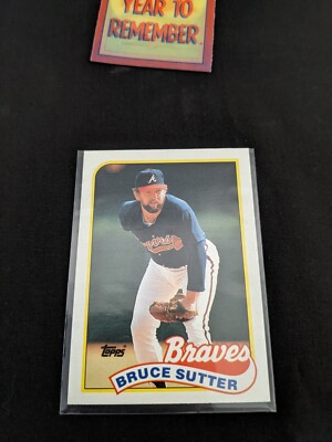 Bruce Sutter Baseball Card -- 1989 Topps #11 -- Atlanta Braves | eBay