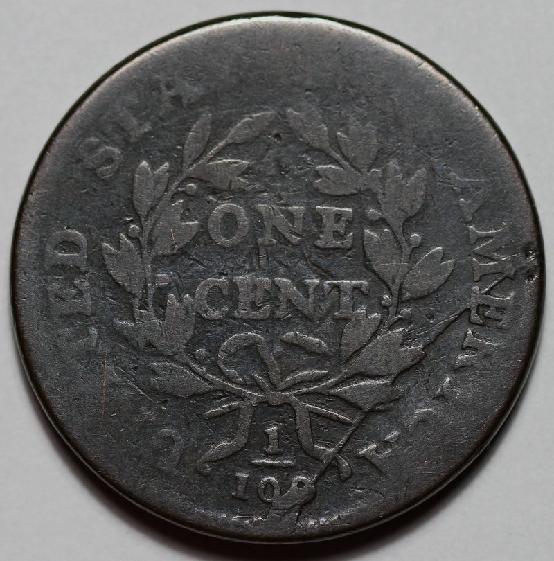 1798 Draped Bust Large Cent - 2nd Hair Style - US 1c Copper Coin | eBay