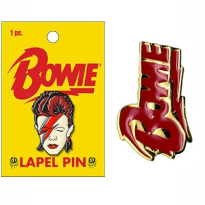 David Bowie Enamel Lapel Pin & Bowie Button Pin sets - Brand New in ...