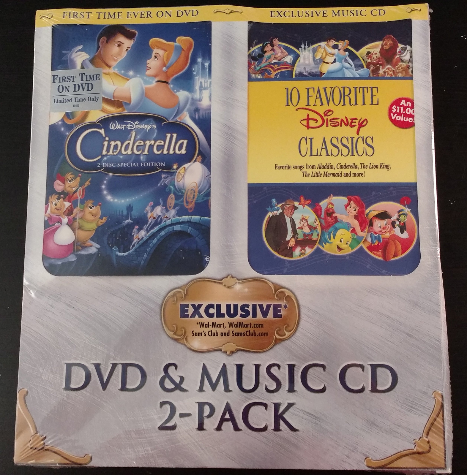 Cinderella 2 Disc Special Edition with 10 Favorite Disney Classics | eBay