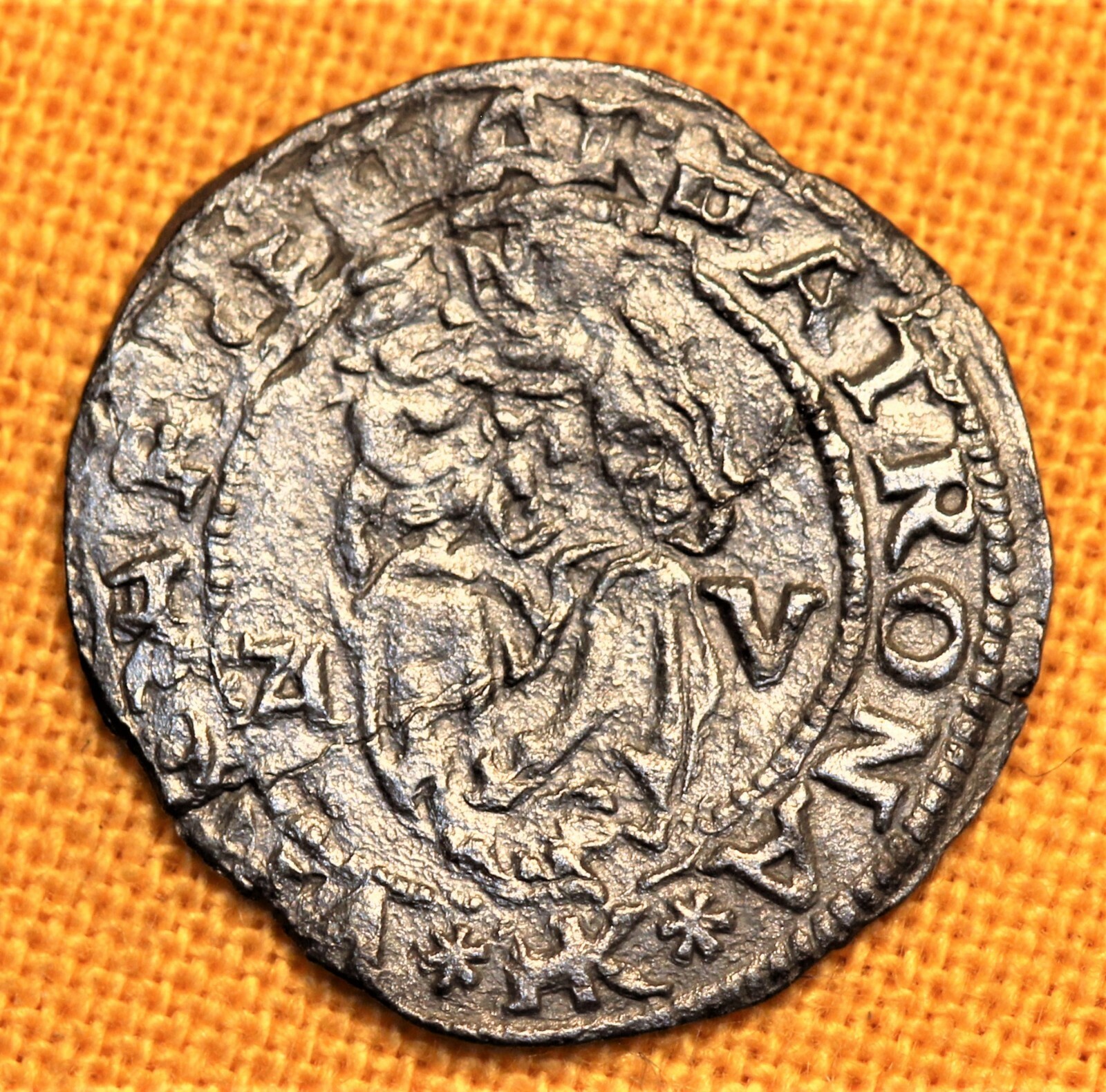Medieval Silver Coin - Ludovicus II. Denar, 1526. AVHK, Madonna and ...