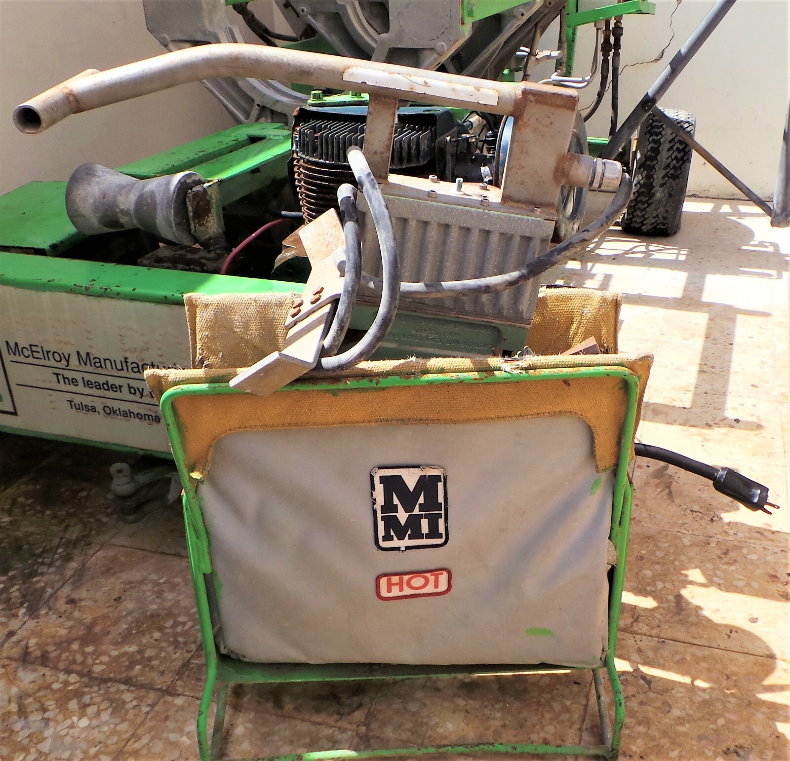 McElroy Pipe Fusion Machine with Heating Iron #9213800-2 | eBay