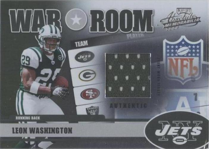 2006 Playoff Absolute Memorabilia - War Room Leon Washington #WR-23 / ...