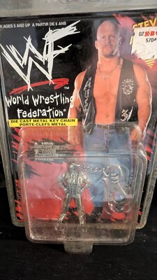 Never Opened 1998 WWF Stone Cold Steve Austin Die Cast Keychain ...