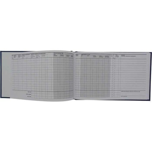 NEW ASA Standard Navy Blue Pilot Logbook: Elevate Your Flight Records ...
