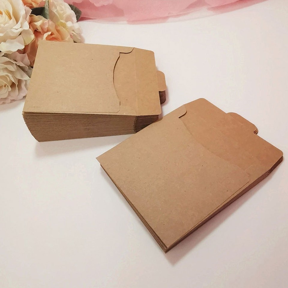 100pcs Card Envelopes Cd Greeting Card Envelope Paper Business Card ...