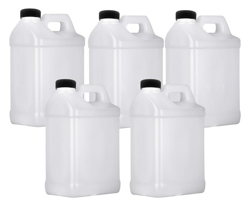 5Piece Black High Density Polyethylene HDPE F Style Storage Containers ...