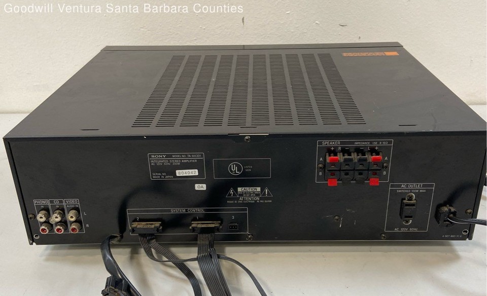 Sony Acoustic Controlled Amplifier AX301 | eBay