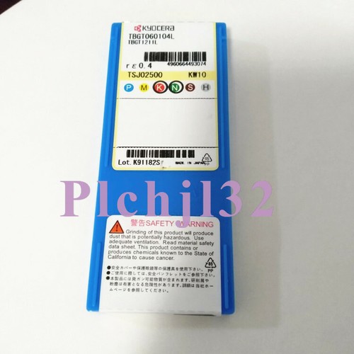 KYOCERA TBGT060104L KW10 TBGT1211L CARBIDE INSERTS 10pcs/box | eBay