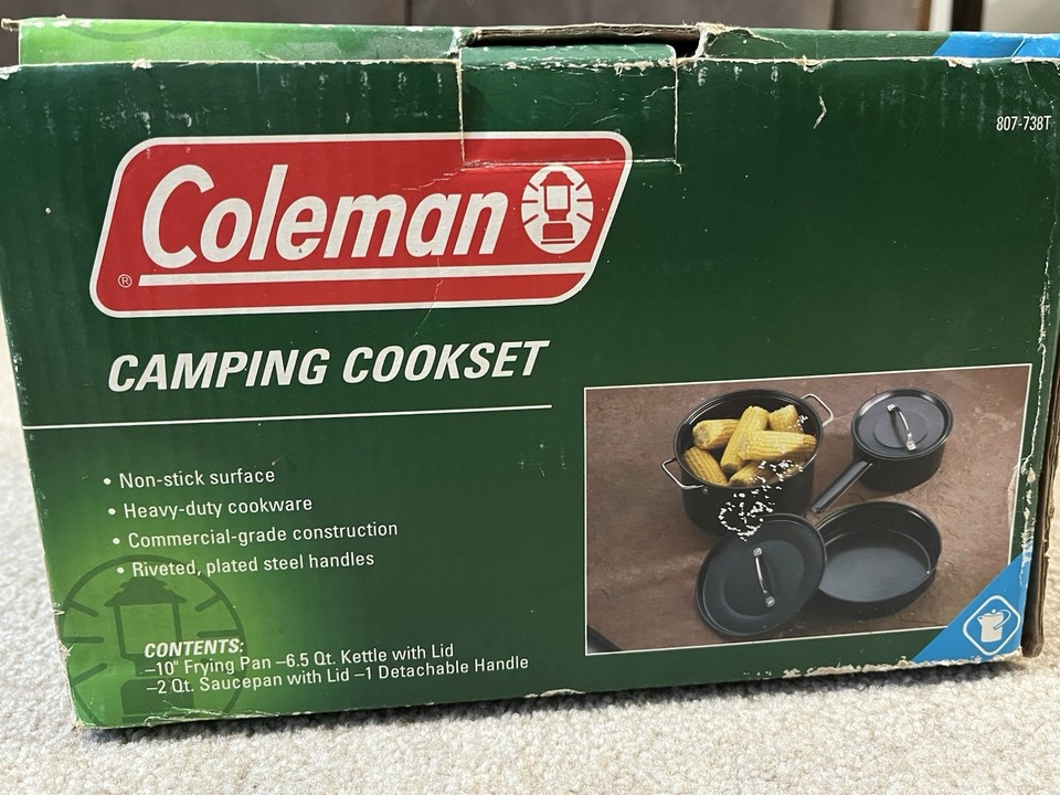 Coleman 6-Piece Camp Cooking Set New In Box Never Used Item 807-738T | eBay