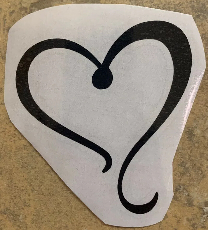 Heart Interlocking Valentines Day Car Truck Window Die Cut Vinyl Decal ...