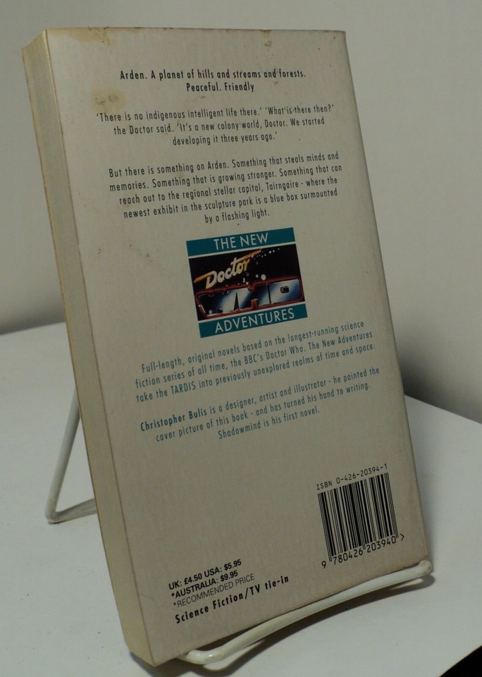 The New Doctor Who Adventures - Shadowmind by Christopher Bulis - 1993 ...