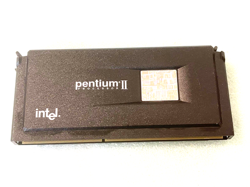 VINTAGE INTEL PENTIUM II 350MHZ SLOT 1 CPU - TESTED CORPORATE SYSTEM ...