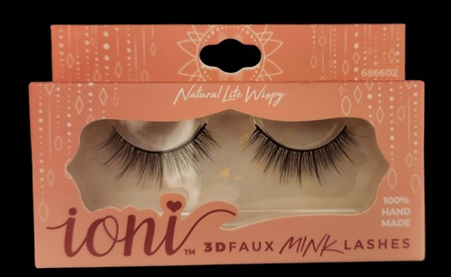Ioni eyelashes 3D faux mink lashes (Natural Lite Wispy) | eBay