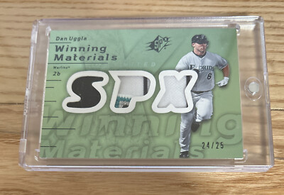 2007 SPX Winning Materials Limited Dan Uggla 24/25 WM-DU Triple Patch ...