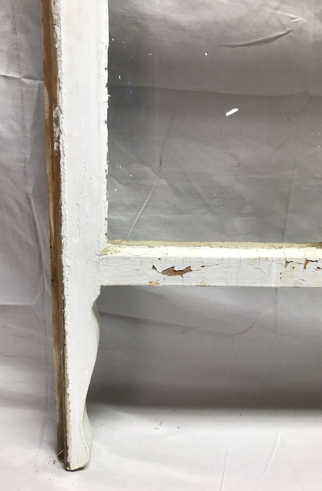 Antique 7 Lite Arch Top Transom Window Sash 31x36 Drop Corbels Old VTG ...