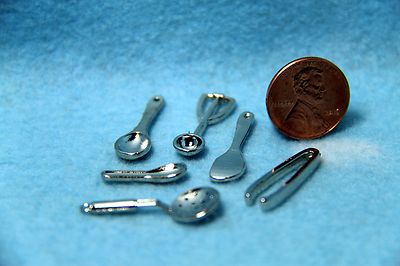 Dollhouse Miniature Kitchen Gadgets / Utensils Set of 6 ~ G8225 | eBay