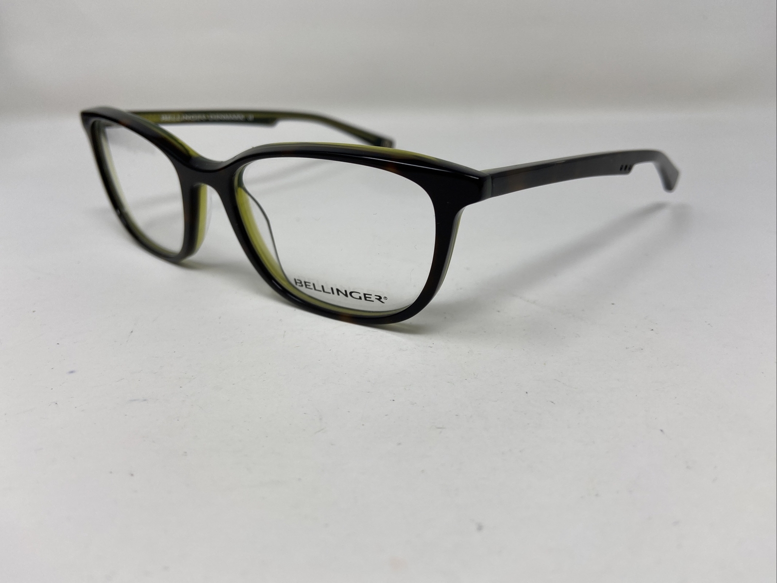 BELLINGER Eyeglasses Frames Mood 232 52-18 Tortoise/Green Full Rim J724 ...