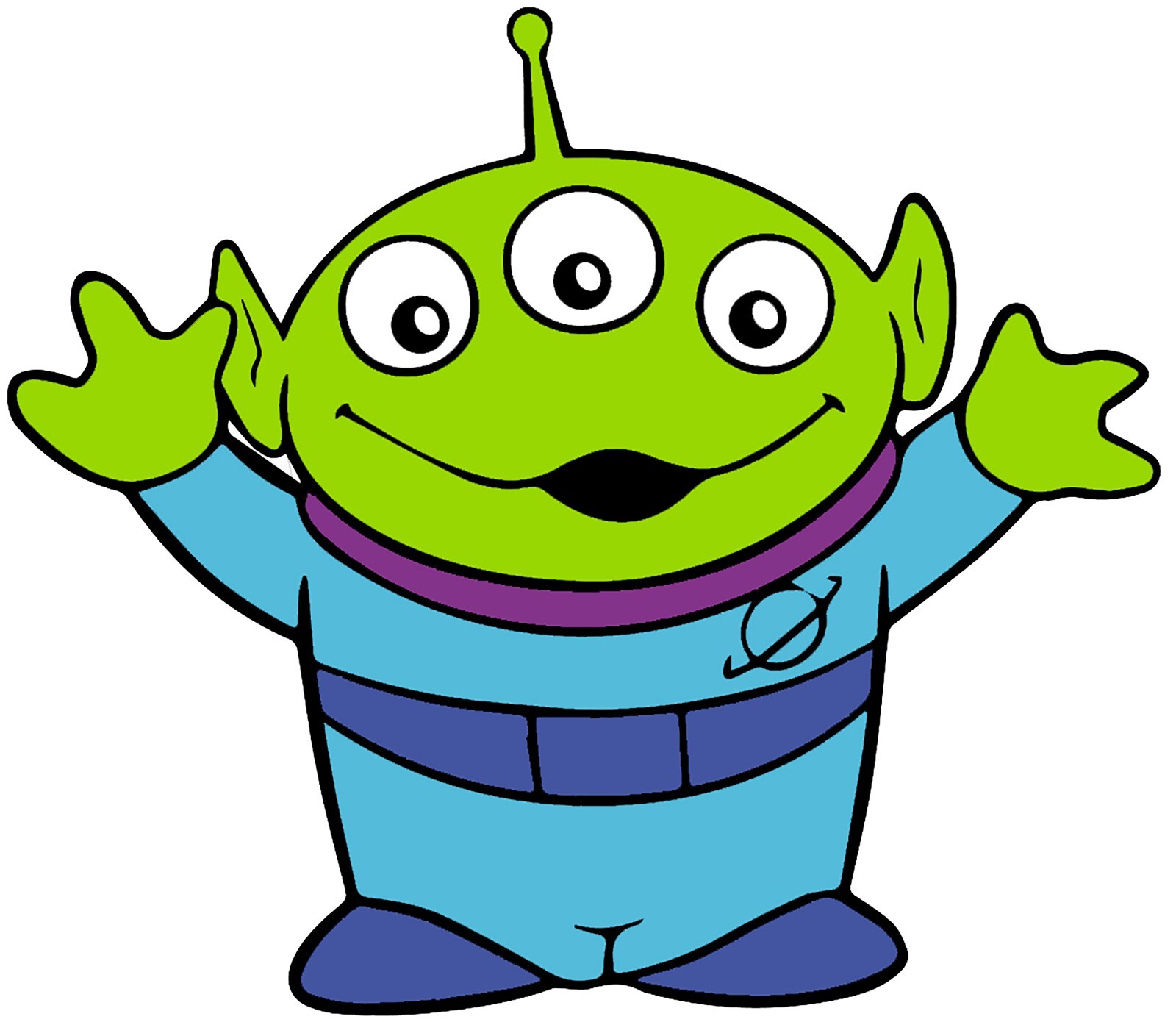 Toy Story Alien Iron On Transfer For T-Shirt + Other Light & Dark ...