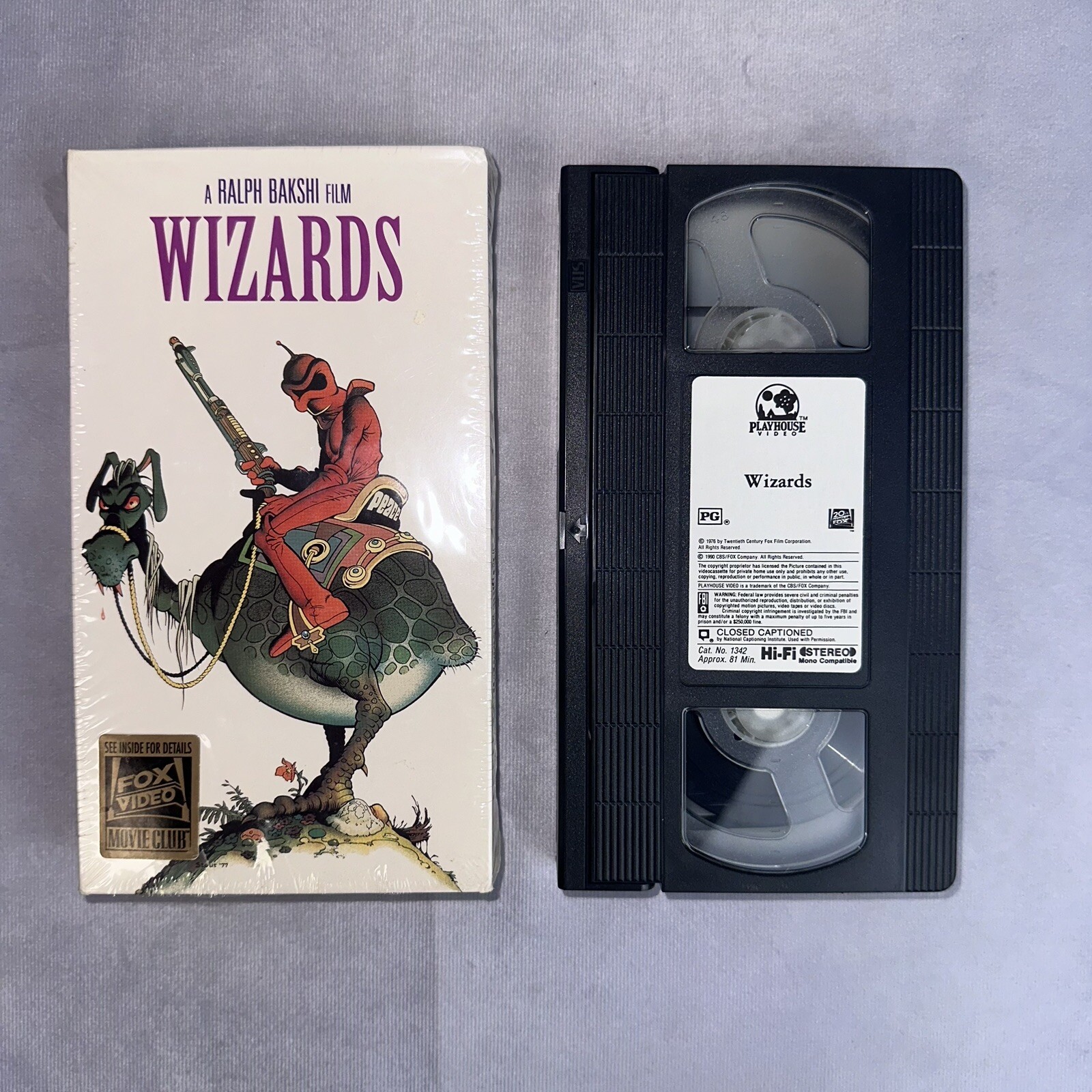 Wizards VHS 1977 Ralph Bakshi Adult Animation Playhouse Rare Cult Fantasy 1987 86162134234 | eBay