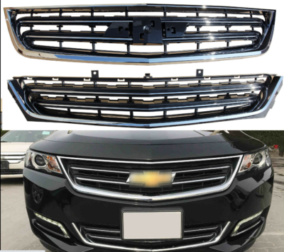 For 2014-2020 Chevrolet Impala Sedan Chrome LTZ Black Front Upper Lower ...