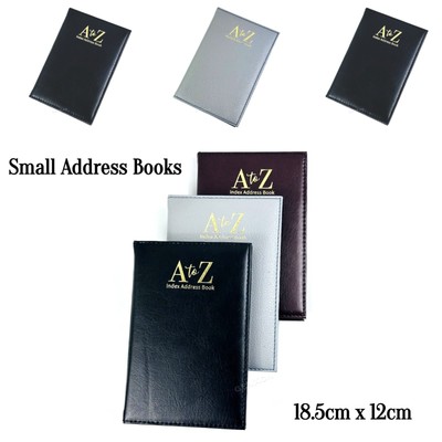 Small Telephone Address Book A-Z Index Tabs Hardback Cover Slim Contact ...