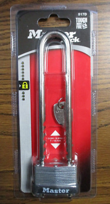 Master Lock, Removable adjustable-length Warded Padlock, Steel Body ...