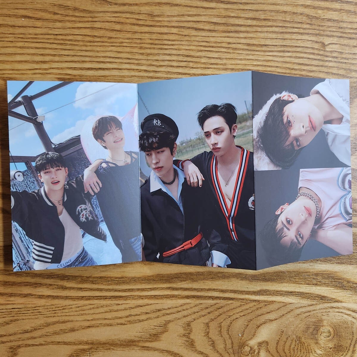 Bang Chan Seungmin Unit Official Mini Folded Poster Stray Kids Maxident ...