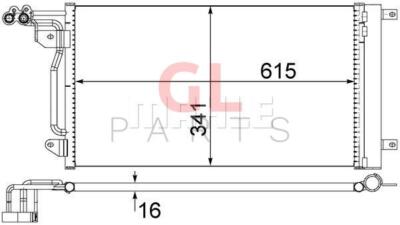 Brand New A/C Radiator Conditioning FOR AUDI A1 8X 2010 - 2015 ...