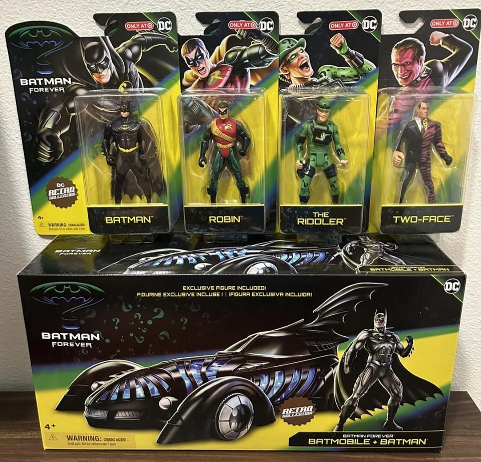 Batman Forever DC Retro Collection Complete Batmobile Target Exclusive ...