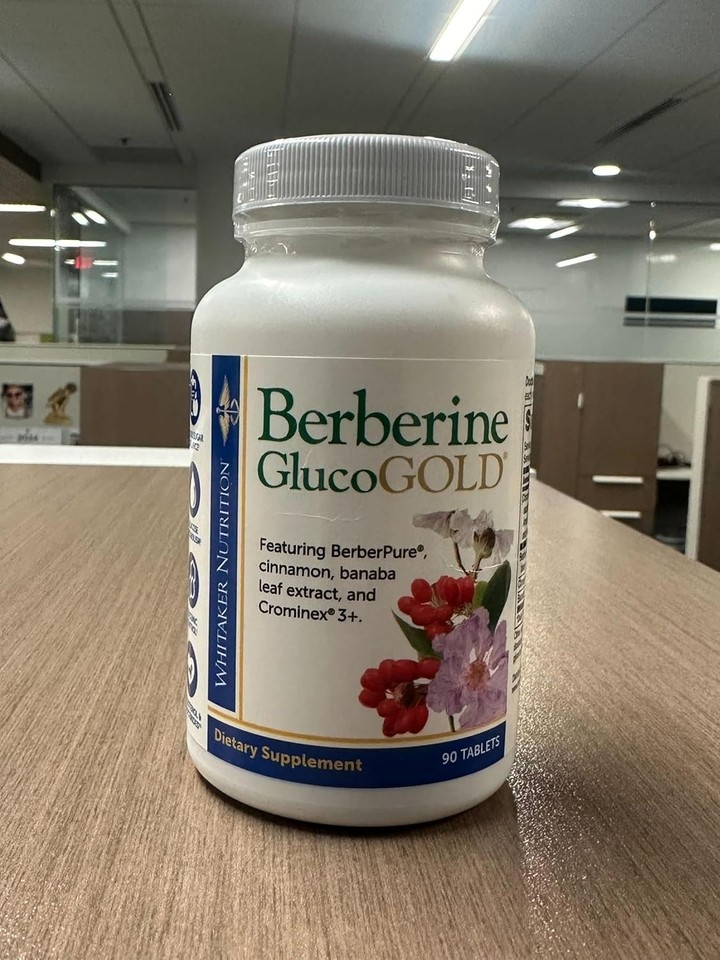 Dr. Whitaker GlucoGold Berberine 90 Tablets – New And Sealed – 4/2027 ...