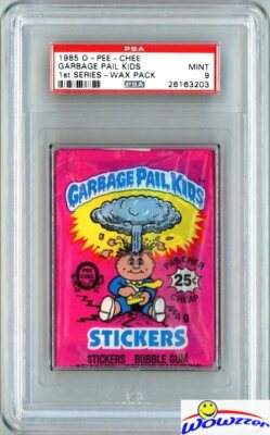 1985 Topps OPC Garbage Pail Kids SERIES 1 Wax Pack Graded PSA 9 OS1 ...