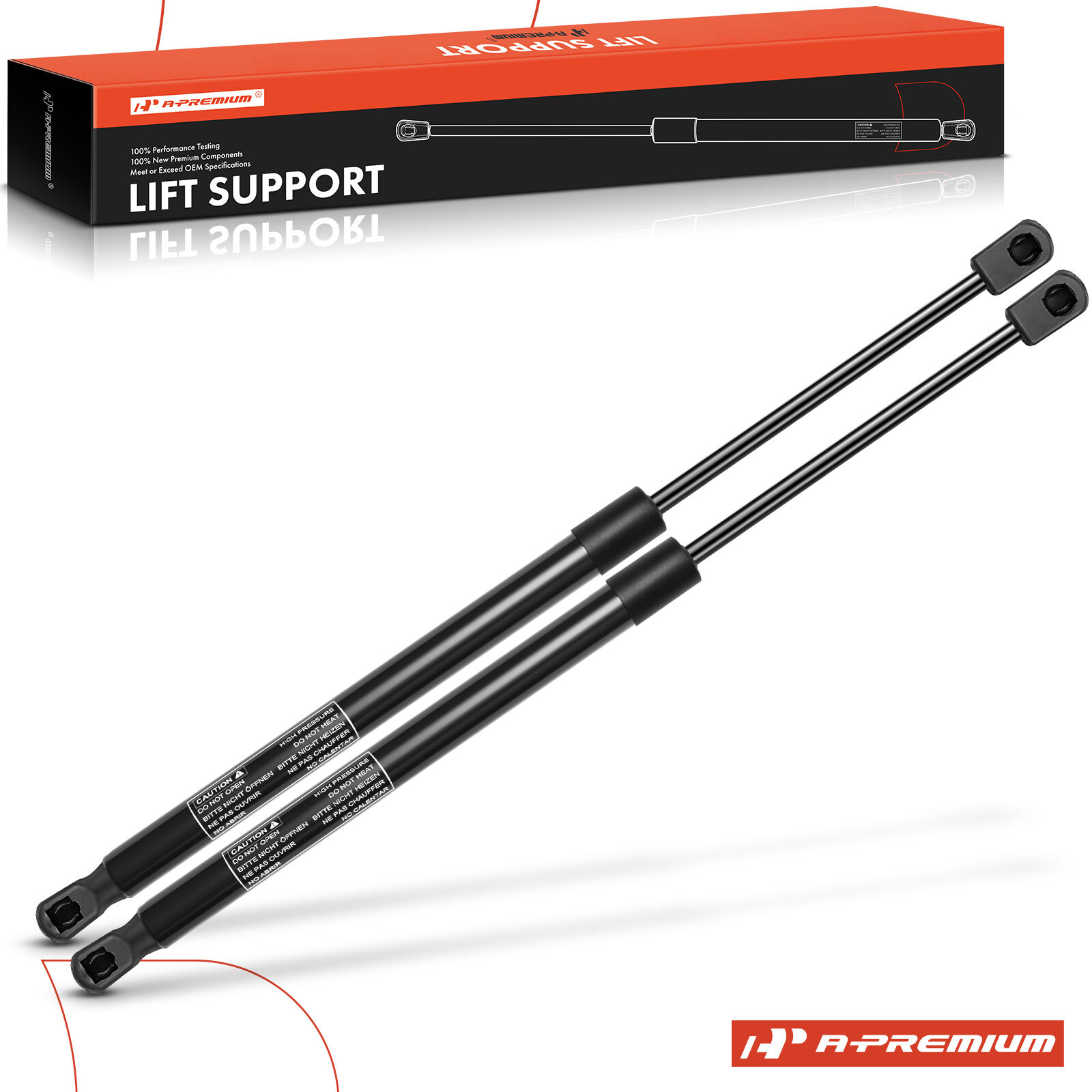 2x Lift Support Shock Strut Rear Tailgate for Land Rover Range Rover ...