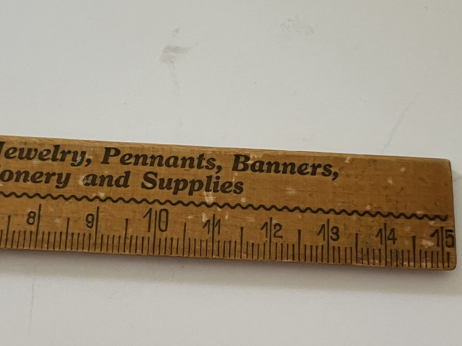 Lot of Two Vintage Advertising Rulers Wood 6" Gabriel Snubber Houston ...