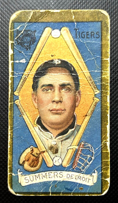 1911 T205 Piedmont EDGAR SUMMERS Detroit Tigers GD | eBay