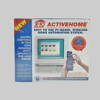 VTG 90s Sealed X10 Activehome Computer Controlled Smart Home Automation ...