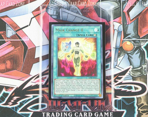 YuGiOh Spell Card Mask Change II GFTP-EN113 1st Edition Ultra Rare | eBay