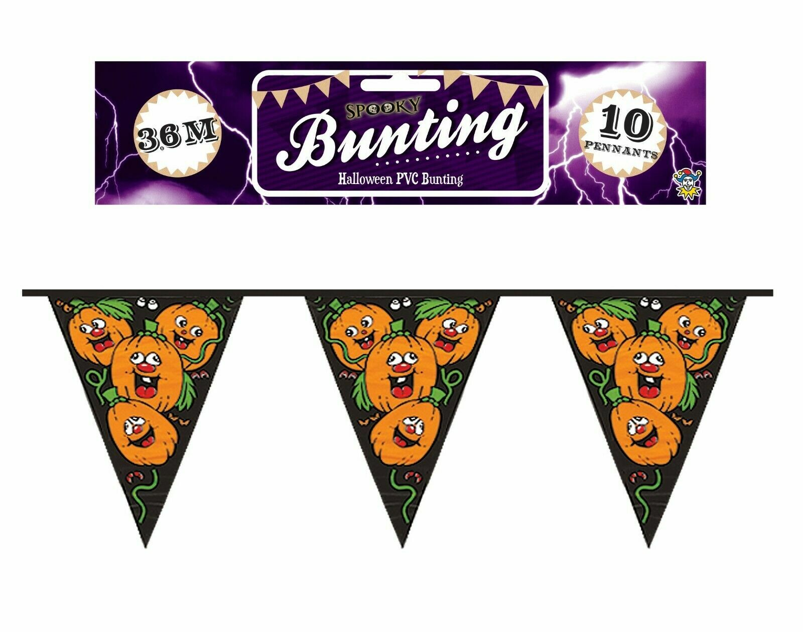 Halloween Bunting Garden Party Banner Hanging Home Decoration Foil ...