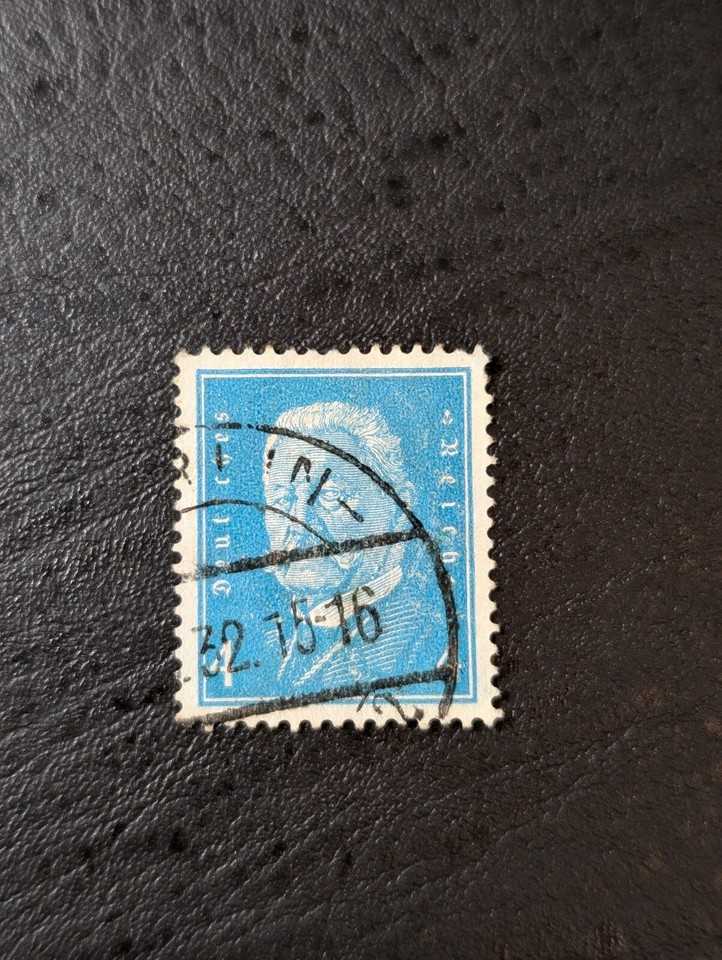 Deutsches Reich 1931 Mi454 Wz2 Hindenburg Briefmarke old Stamp Timbre ...