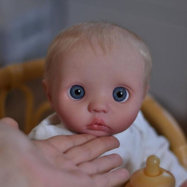 16in Reborn Baby Doll Peeka with Hand-Rooted Hair Finished Toddler ...