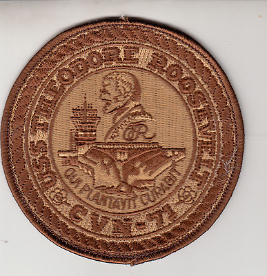 USS THEODORE ROOSEVELT DESERT CHEST PATCH | eBay