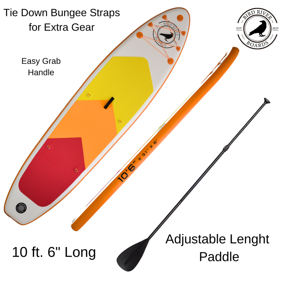 Bird River Inflatable Stand-up Paddle Boards 10 Ft 6" with Premium SUP ...