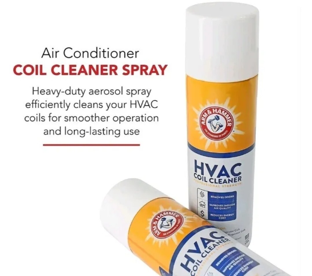 Arm & Hammer AC Air Conditioner HVAC Coil Cleaner Spray Evaporator ...