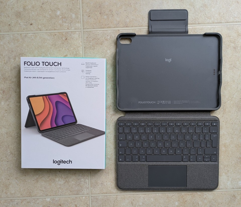 Logitech Folio Touch Keyboard Case iPad Air 4th & 5th Gen. For spares ...