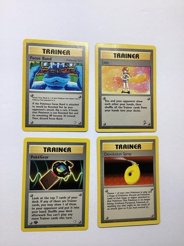 4 Lot of Trainers Pokemon Card | eBay