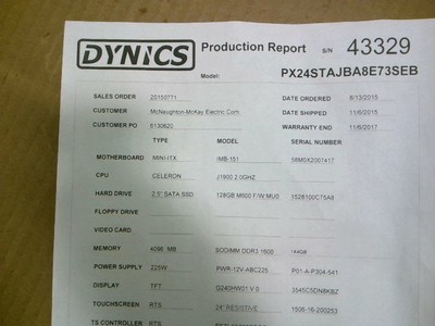 Dynics PX24STAJBA8E73SEB Controller 24" Touchscreen Display - New In Box | eBay Australia