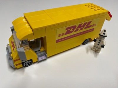 Custom MOC Model Built with LEGO® bricks DHL Delivery Truck for your ...