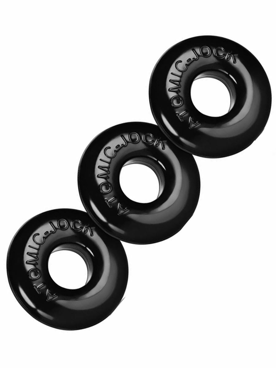 3 PENIS RING RINGER SET PACK Oxballs ATOMIC JOCK OX UK Quick DISCREET ...