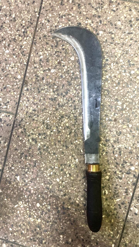 HANDMADE BILLHOOK SICKLE MACHETE KNIFE FOR CLEARING AND HARVESTING YARD ...